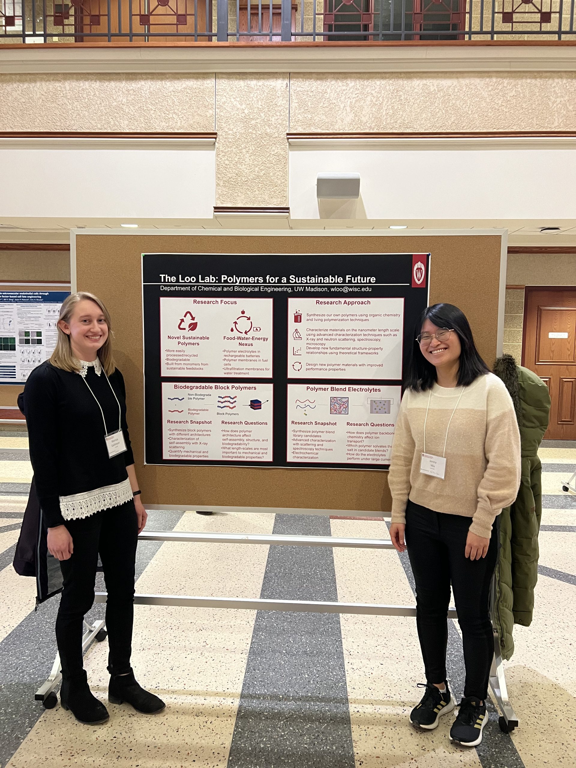 First group poster presentation in lab open house! – Loo Lab – UW–Madison