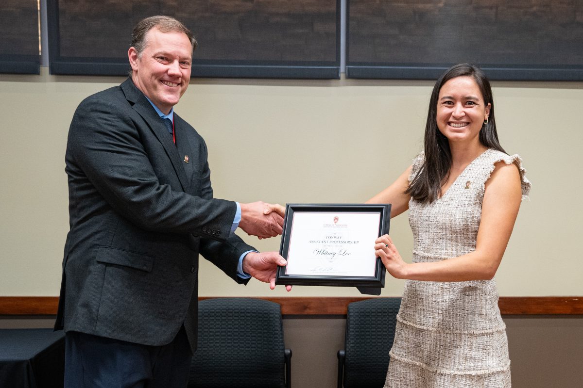 Whitney named Conway Assistant Professor – Loo Lab – UW–Madison